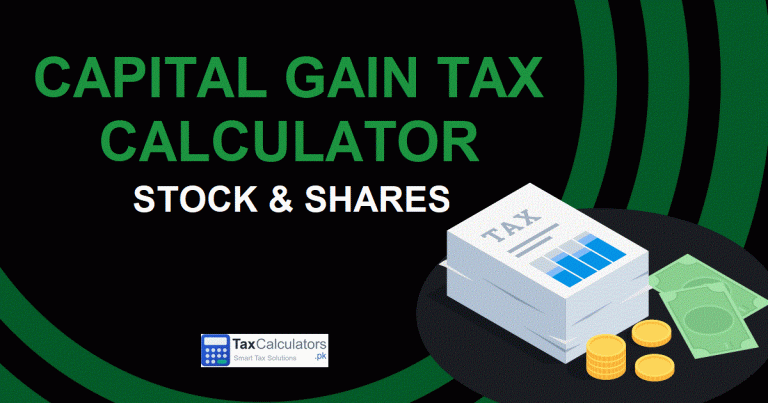 Capital Gain Tax Calculator for shares and stocks | Free FBR Tax ...